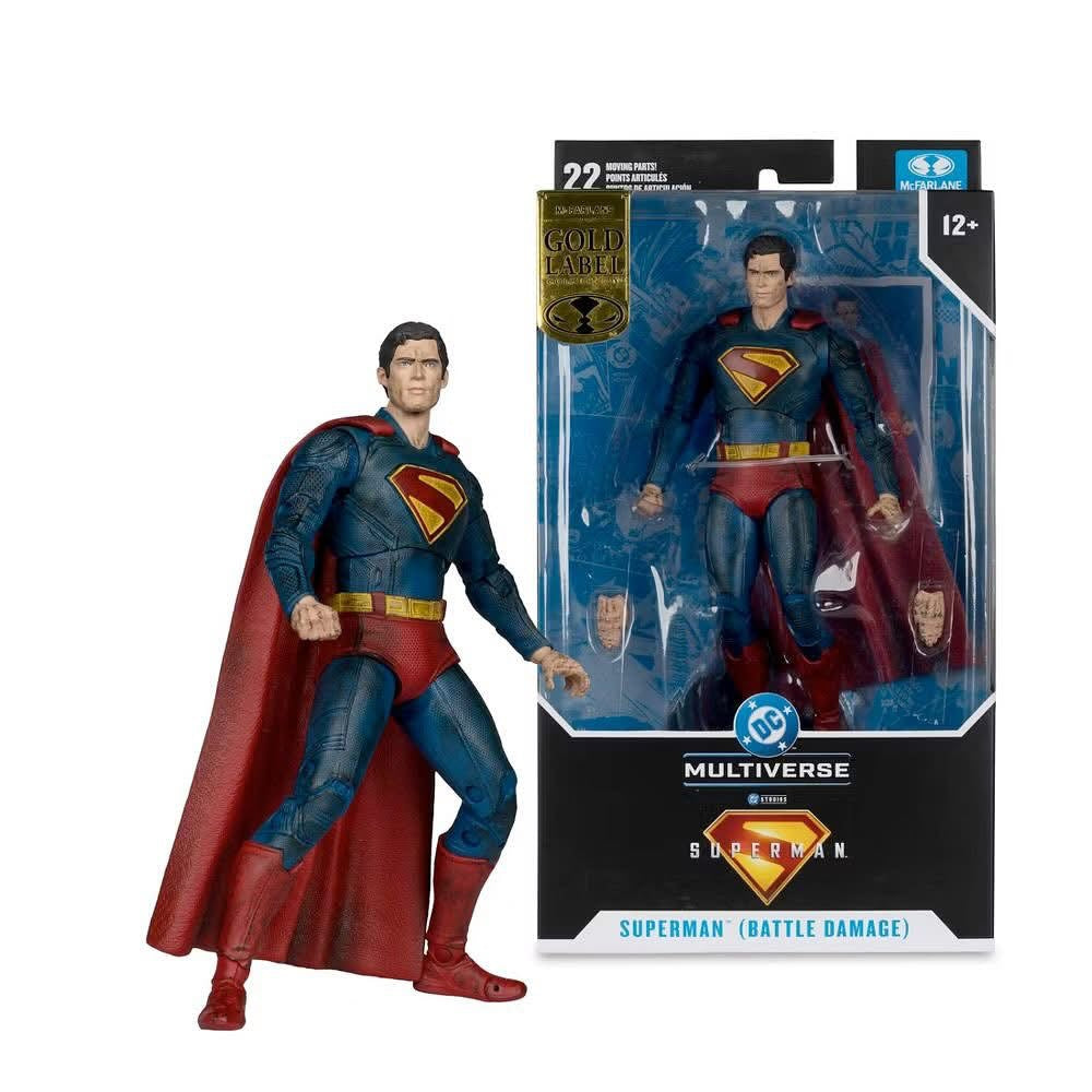 DC Multiverse - Superman (Battle Damaged) - Gold Label - Superman (202 – eCollectibles