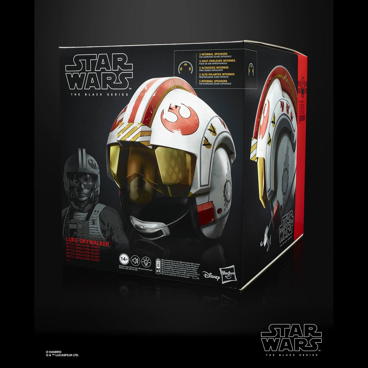 Luke skywalker helmet hasbro store