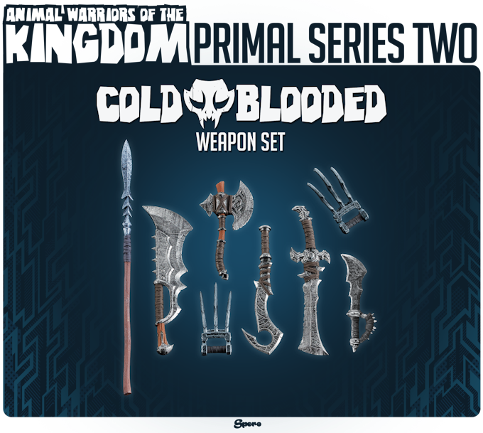 AWOK - Cold Blooded Weapons Set - Kickstarter 2 – eCollectibles
