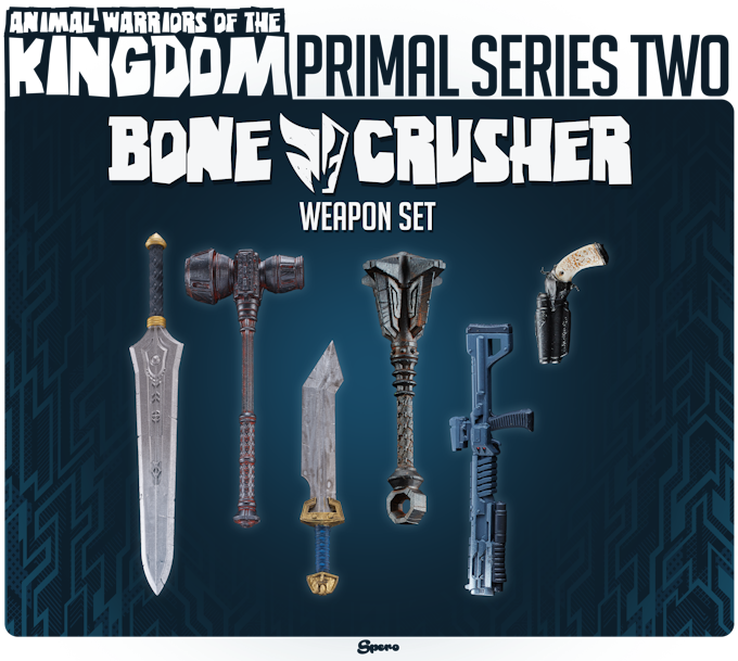 AWOK - Bone Crusher Weapons Set - Kickstarter 2 – eCollectibles