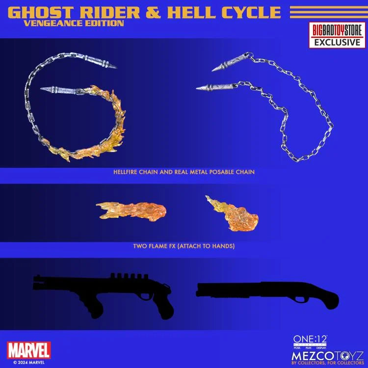 One:12 Collective - Ghost Rider @ Hellcycle (Comic Colour) - Exclusive ...