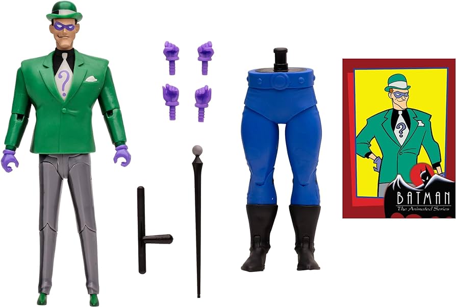 Batman: The Animated Series - The Riddler - Lock-Up Build-A-Figure ...