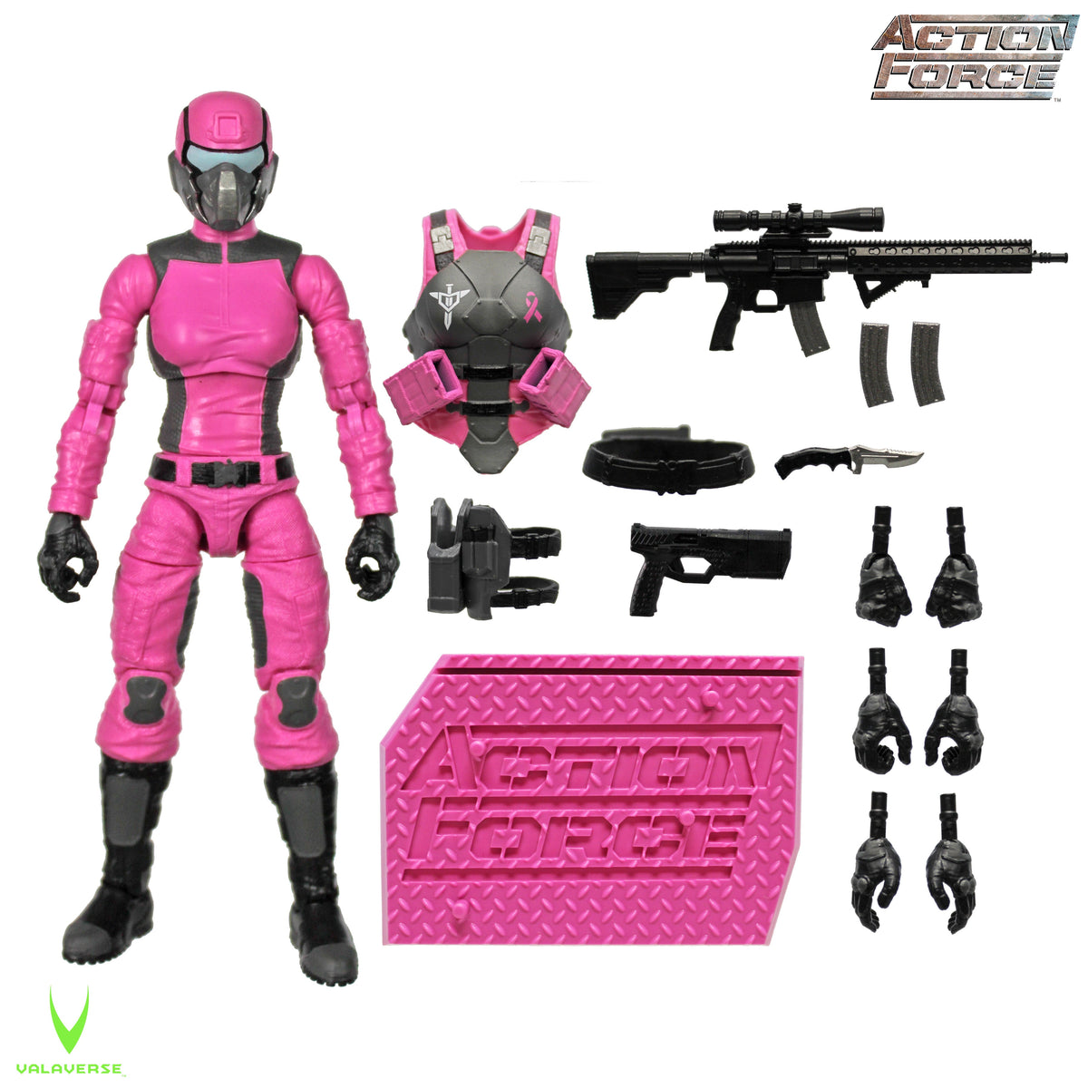 Action Force - Pink Steel Brigade - Valaverse – eCollectibles