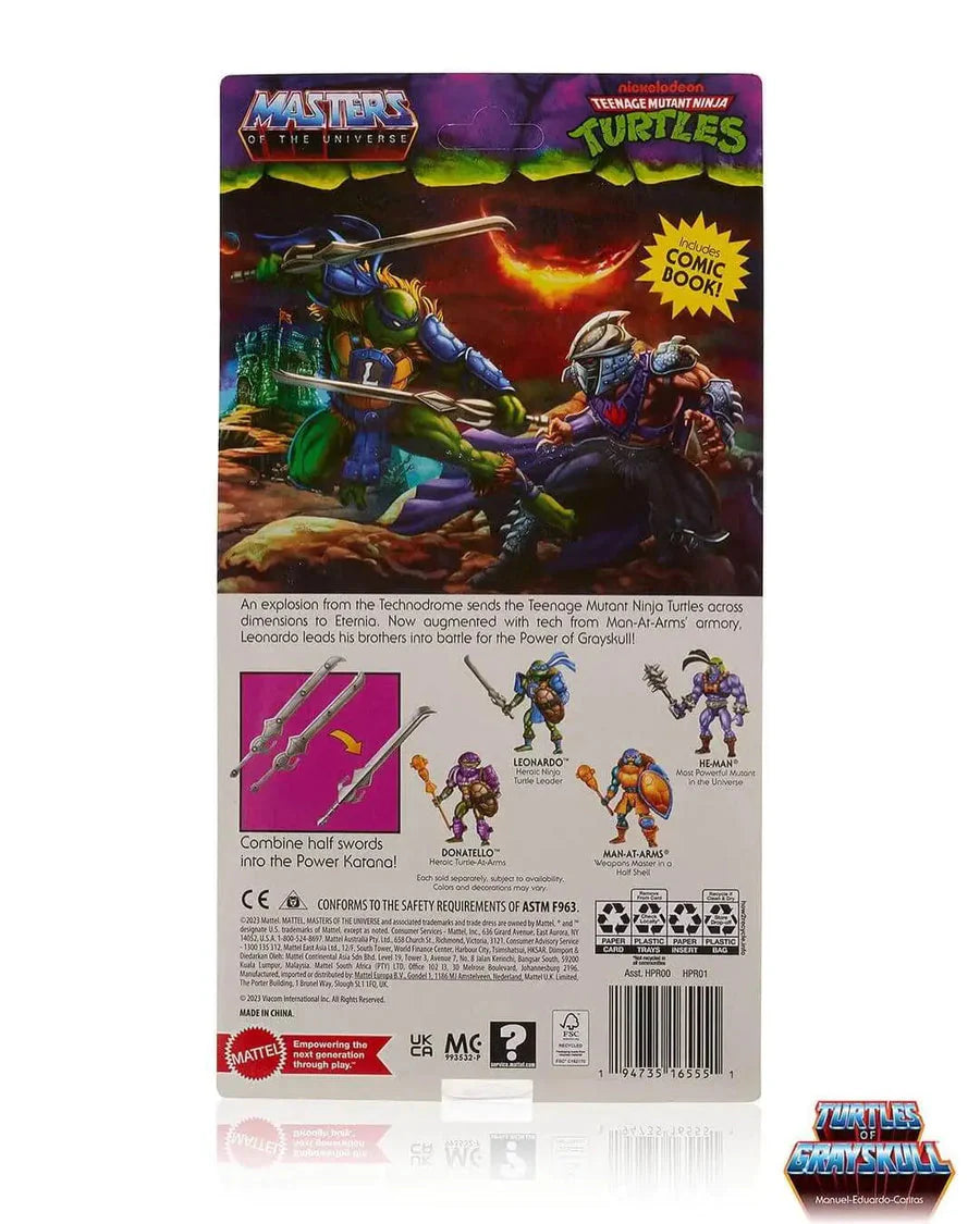Turtles of Grayskull - Leonardo - TMNT - MOTU - Mattel – eCollectibles