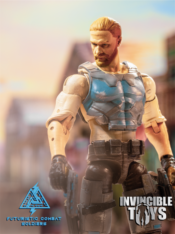 Futuristic Combat Soldiers - Cowboy - 004 - Invincible Toys – eCollectibles