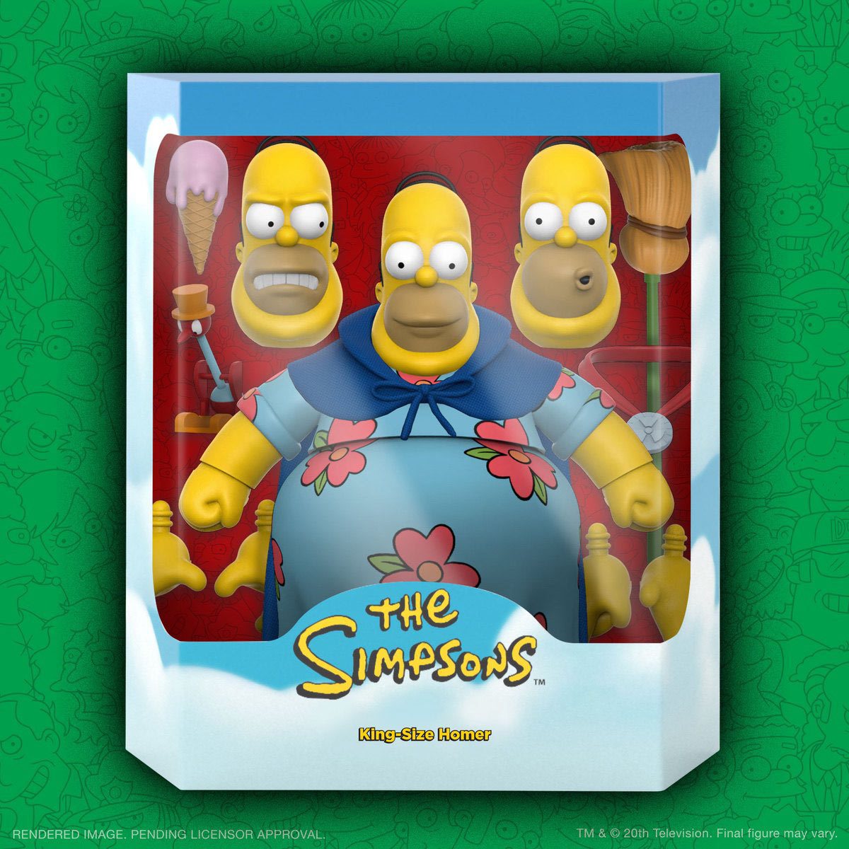 The Simpsons - King Size Homer - Wave 4 - Super7 Ultimates – eCollectibles