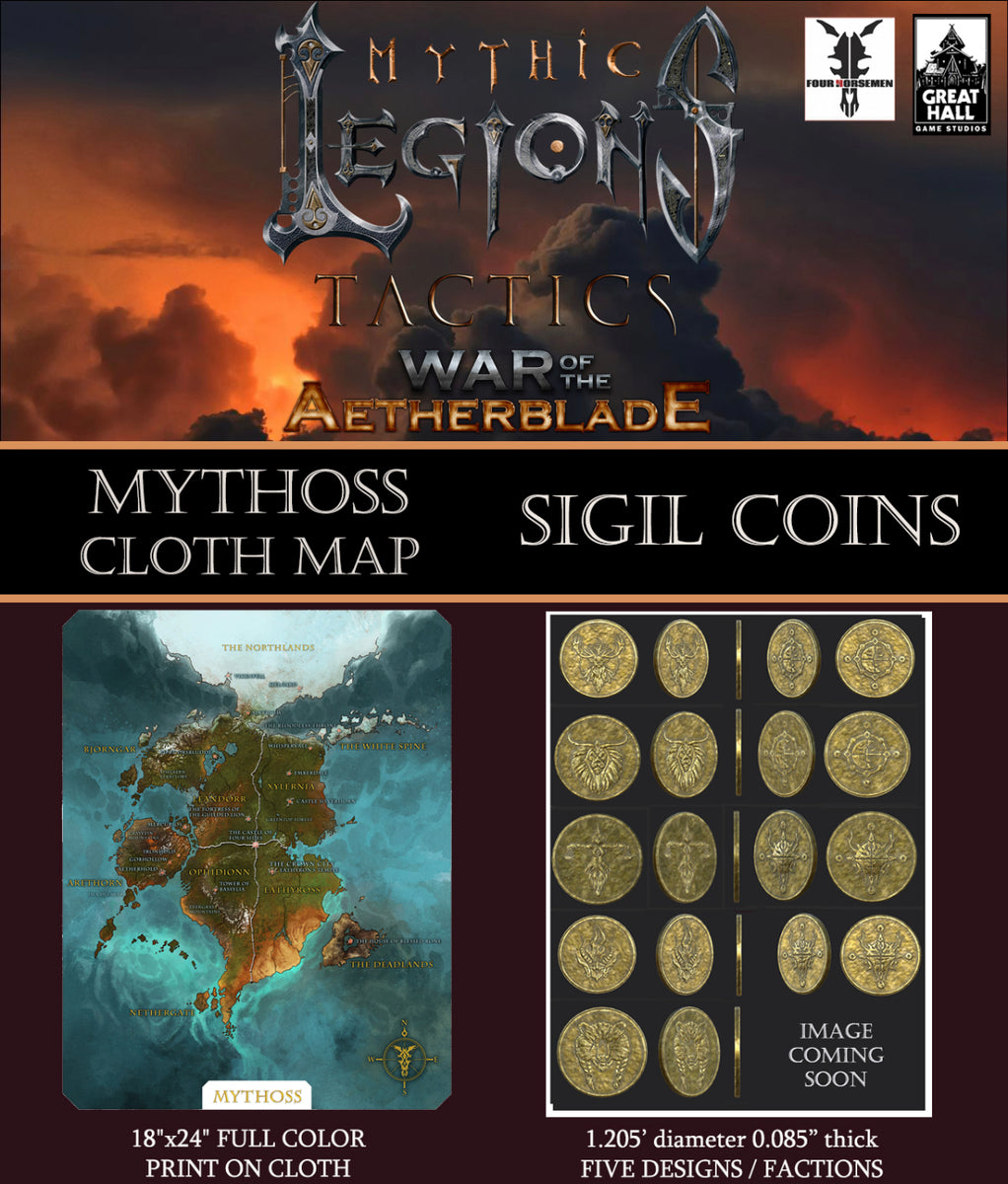 Mythic Legions - Cloth Map of Mythos - Aetherblade – eCollectibles